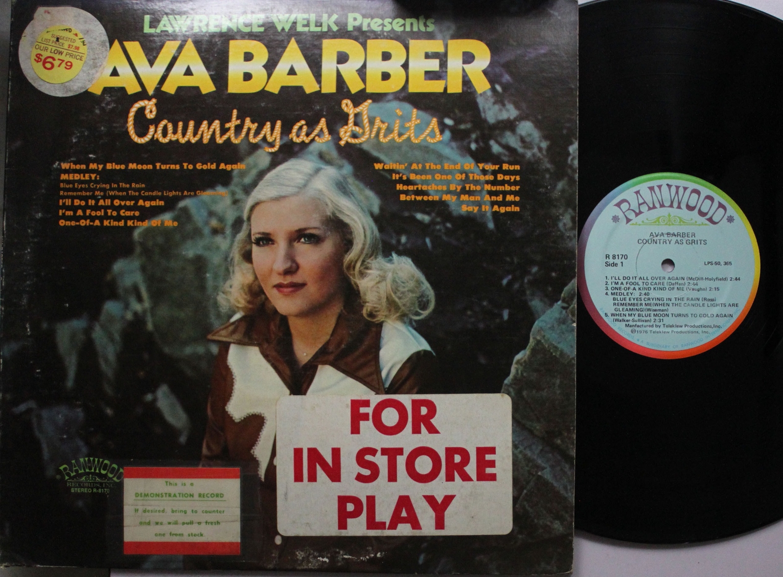 Country Lp Ava Barber Country As Grits On Ranwood | eBay