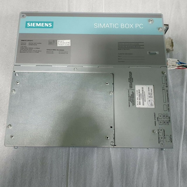 Siemens 6ES7647-6CD10-0EX0 NO HDD SIMATIC IPC627C 2GB DDR3 i3 CPU 330 ...