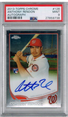 2013 Topps Chrome Anthony Rendon Autograph PSA 9 RC | eBay
