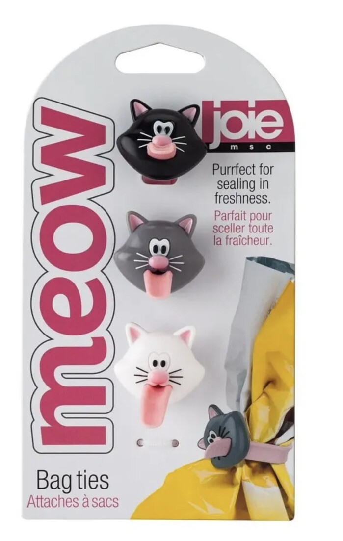 3 Cat Bag Clips Purfect For Sealing In Freshness Bag Clips Set of 3 ...