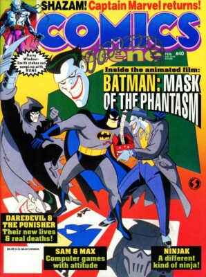 COMICS SCENE MAGAZINE 58 Classic Issue Collection On USB Thumb Drive ...
