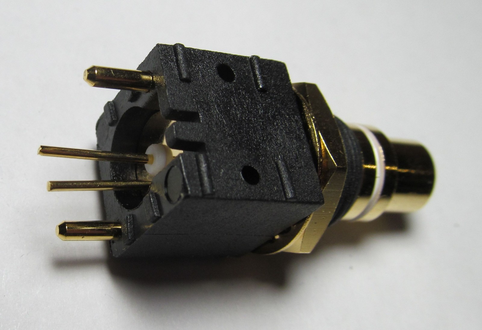 VAMPIRE WIRE PCB2F/S HIGH QUALITY RCA CONNECTOR PCB STRAIGHT MOUNT GOLD ...