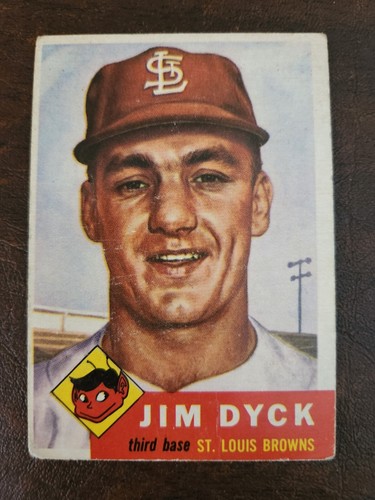 1953 Topps - JIM DYCK - Card #177 - St. Louis Browns | eBay