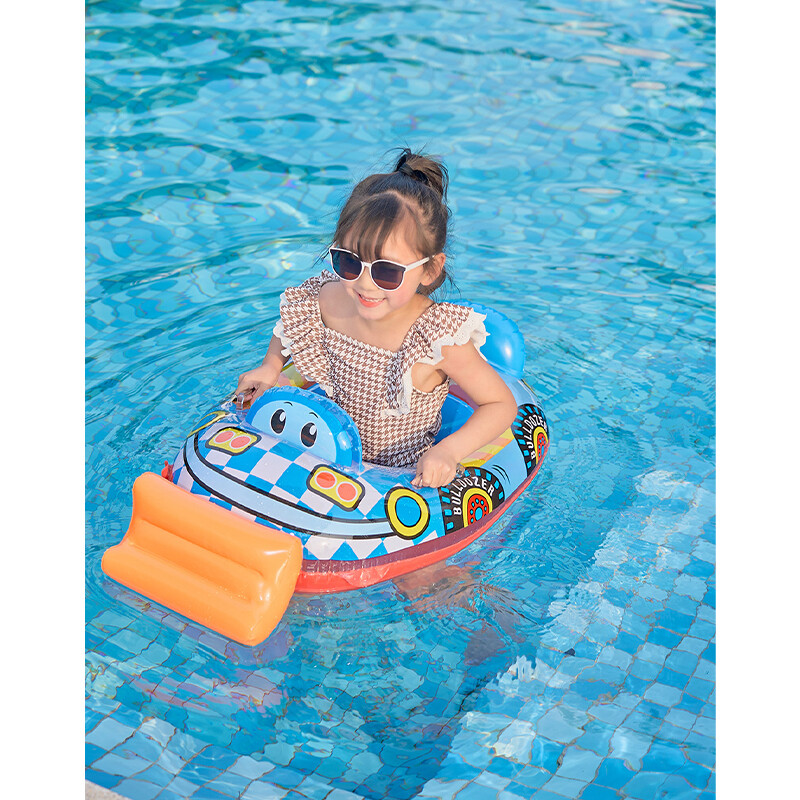 Lightweight Inflatable Swim Ring For Boys With Fire Tru Excavator ...