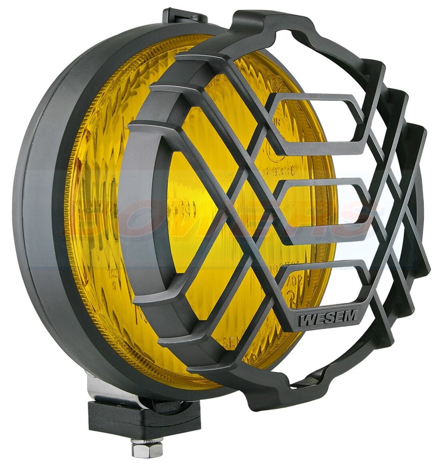 2x Yellow Lens 6" 159mm Classic Rally Driving Lights Spot Lights Spot ...