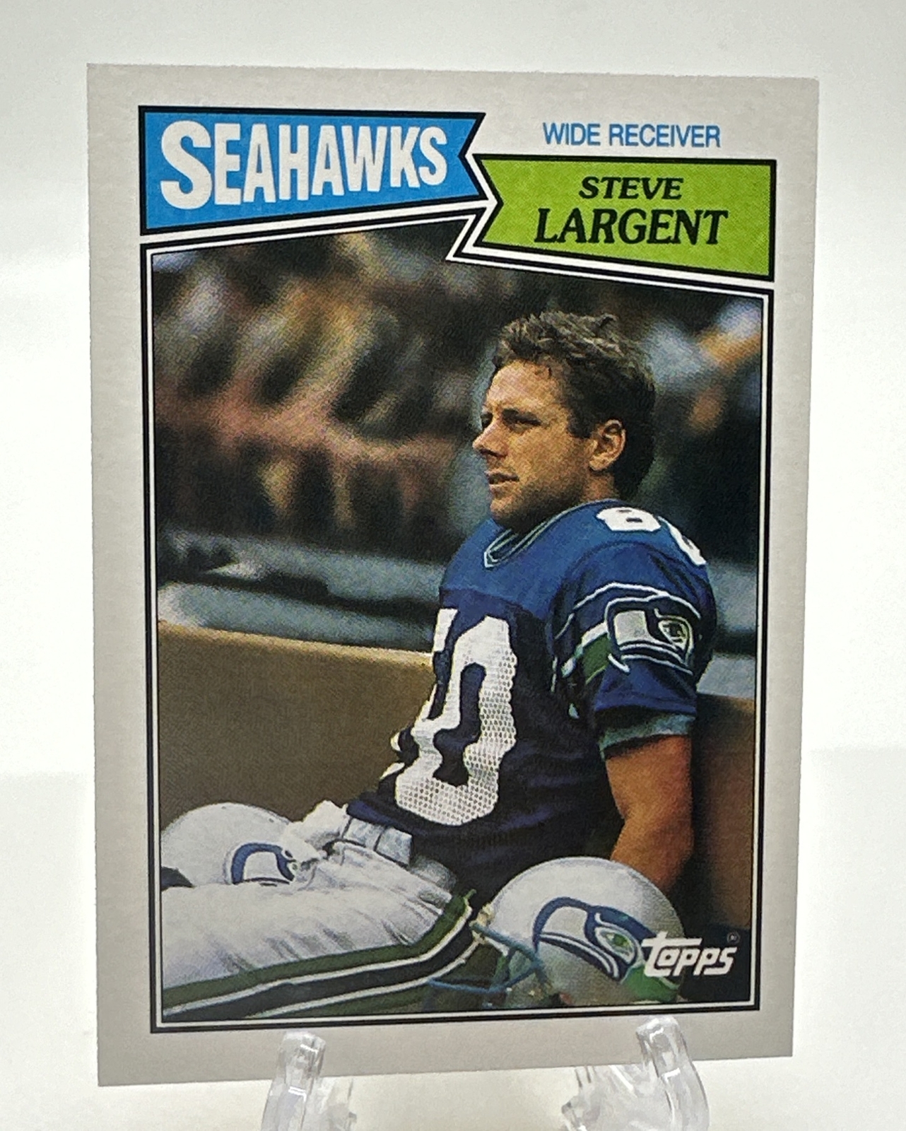 Steve Largent 1987 Topps Football #177 Seattle Seahawks, Vintage | eBay
