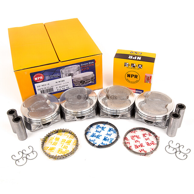 Pistons Main Rod Bearings Fit 06-11 Subaru Forester Legacy Outback 2.5 ...