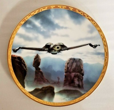 The Hamilton Collection "Klingon Bird of Prey" Plate #2541A | eBay