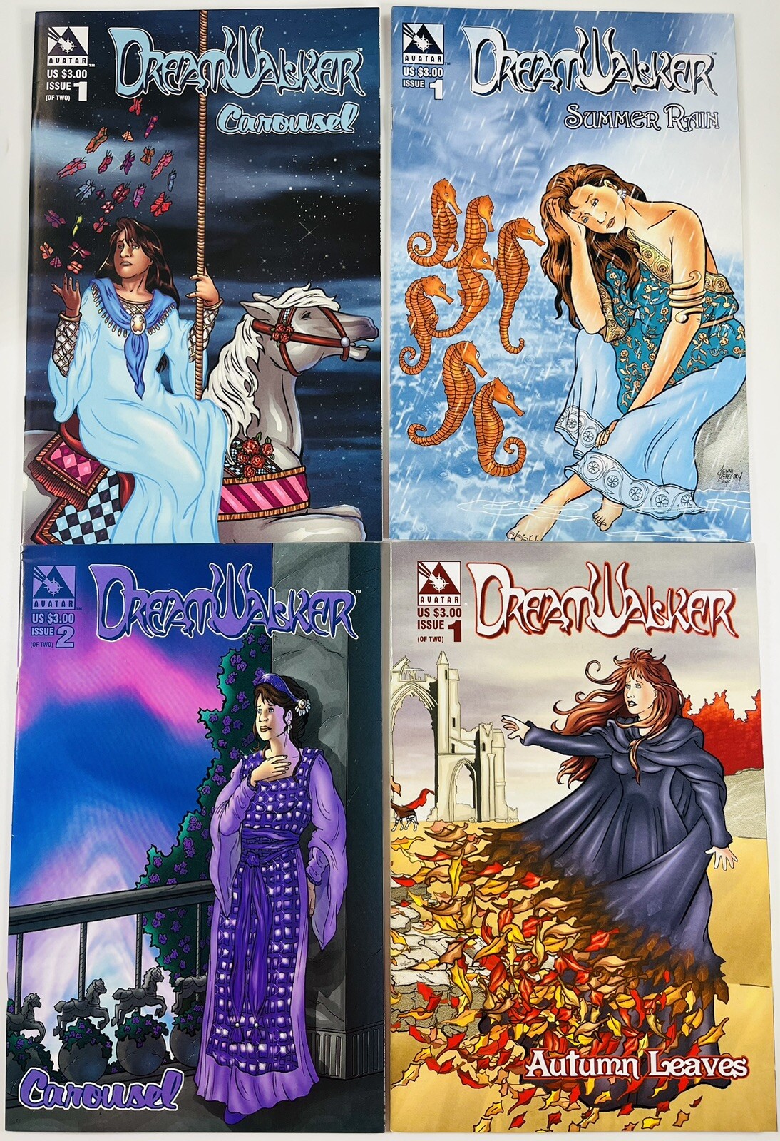 LOT OF 4 EARLY GOON APP DREAMWEAVER CAROUSEL #1-2 SET + SUMMER 1 ...