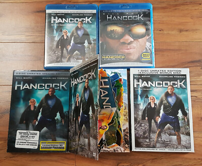/31 Hancock Blu-ray DVD Bonus Disc & Slipcover Exclusive Lot ...