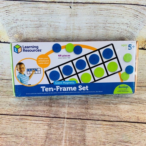 Learning Resources Giant Magnetic Ten-Frame Set NEW & Sealed | eBay