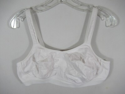 JMS Active Lifestyle Plus Size Bra 44DD White Wireless 1220 Just My ...