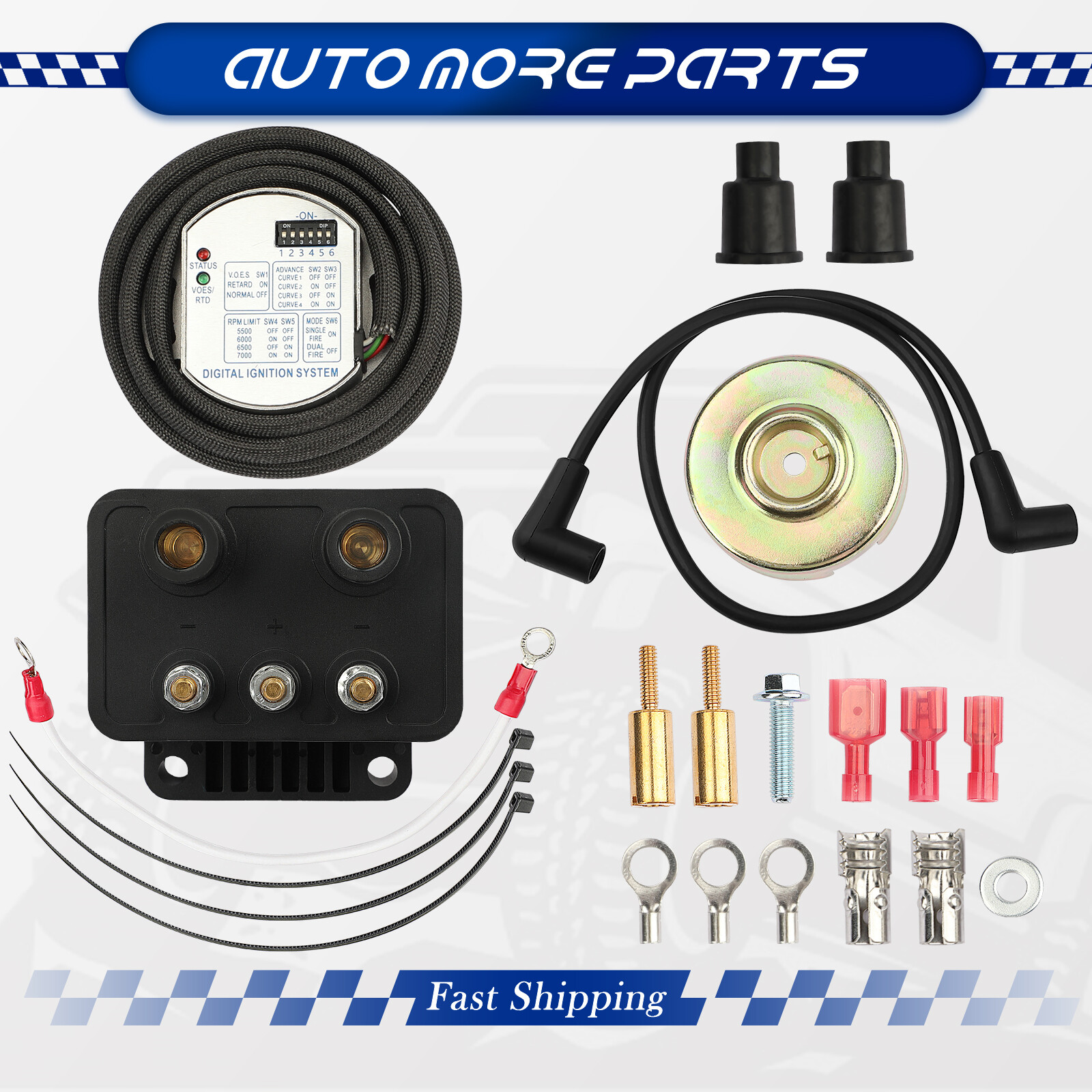 Single Fire Programmable Ignition Coil Kit For EVO Big Twin XL ...