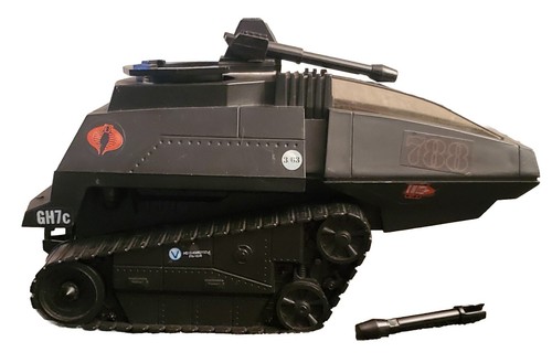 VTG GI Joe 1983 Cobra H.I.S.S. HISS Tank 788 Hasbro DAMAGED Gun Turret ...