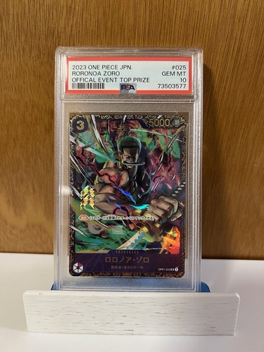 PSA 10 Roronoa Zoro OP01-025 Flagship Battle Promo ONE PIECE Card ...
