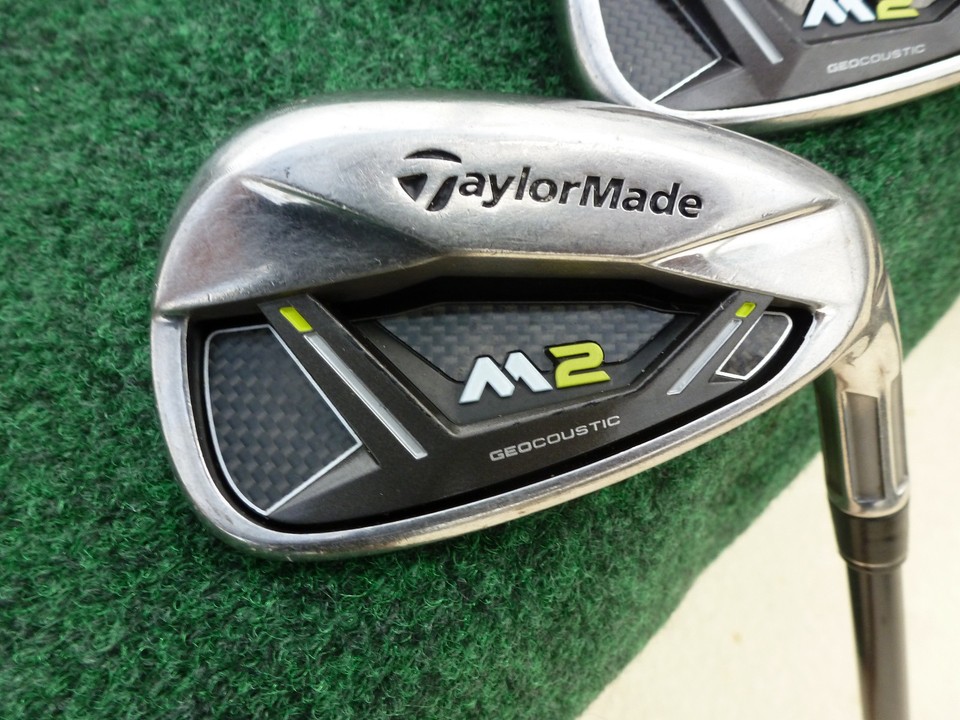 TaylorMade M2 Iron Set 5-9/PW REAX 75 Stiff Flex Graphite Shafts RH 5/6 ...