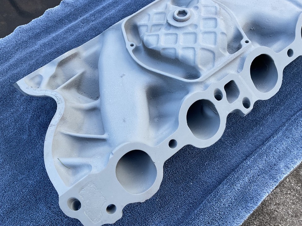 Mustang Cougar Torino 429 Cobra Jet CJ SCJ 4 Barrel Intake Manifold ...