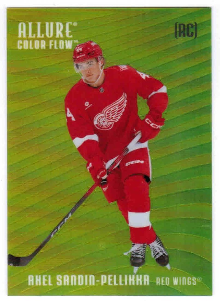 25/26 2025 UPPER DECK ALLURE HKY COLOR FLOW YELLOW-GREEN CARDS CF-XX U ...