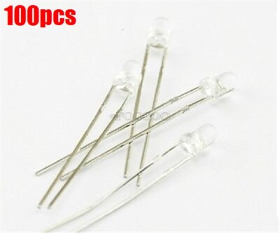 100Pcs Led Lamp 3Mm 940Nm Ir Infrared ec | eBay