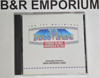 The Discoverers For The MacIntosh - (1994 Knowledge Adventure) - CD-ROM ...