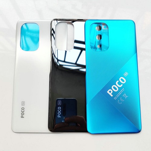 For Xiaomi Poco F3 Original Back Cover Glass Rear Housing Door Battery ...