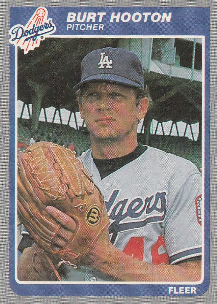 FREE SHIPPING-MINT-1985 (DODGERS) Fleer #373 Burt Hooton PLUS BONUS ...