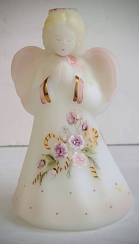 Hand Painted Fenton Praying Angel Figurine Signed & Numbered, Limited ...