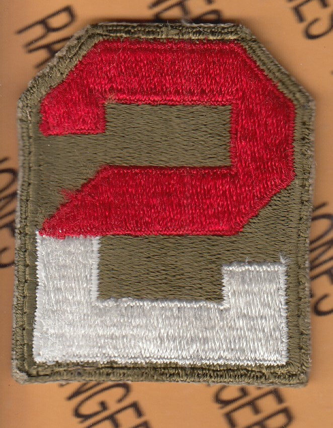 US Army WWII 2nd Army Command ~2.5" uniform patch c/e 2H | eBay