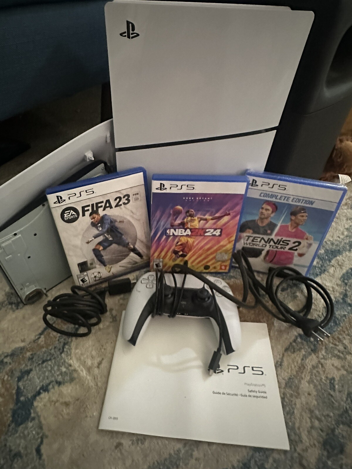 Sony PS5 Slim Digital Edition 1TB Game Console PLUS External Disc ...