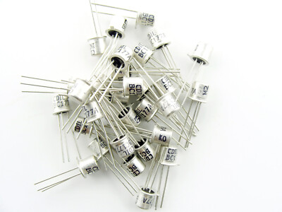 10x BC177A PNP Low Noise Small Signal Transistor TO-18 Metal CAN; CDIL ...