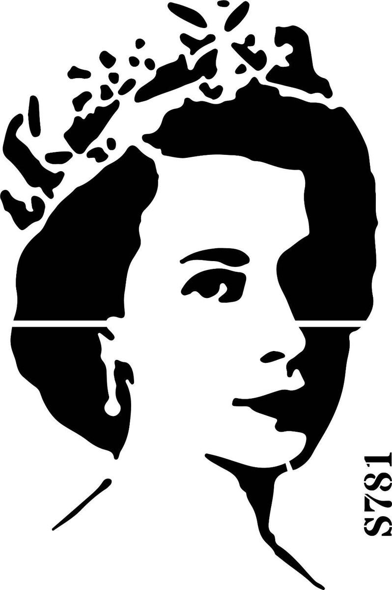 Gallery Queen Elizabeth Stencil Queen Elizabeth II Stencil 1926