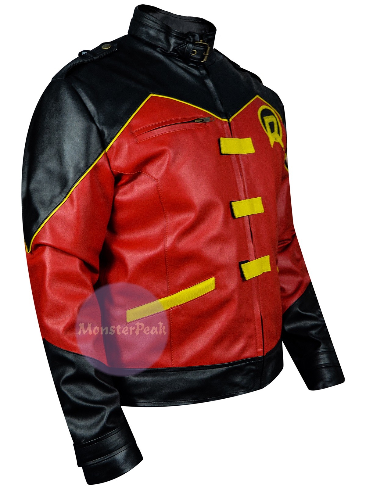 Justice League Robin Red & Black Real Sheep and Faux/Artificial Leather ...