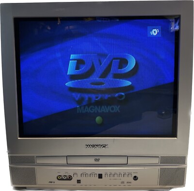 20'' TV Flat Screen CRT Television Gaming DVD Combo Color Magnavox ...