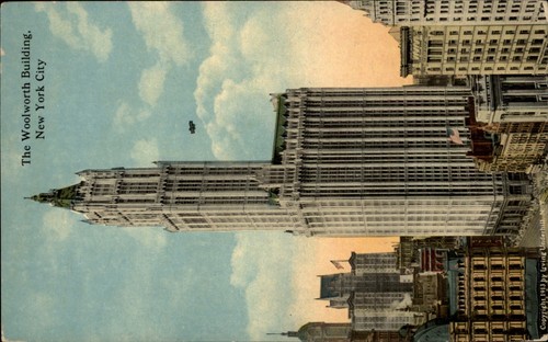 Woolworth Building New York City vintage postcard q696 | eBay