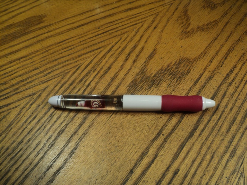 Vintage Floaty Ballpoint Pen J20 Glitter Berry 5-1/2" Long Unbranded | eBay