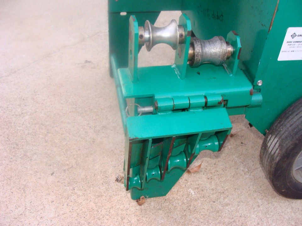 GREENLEE 555 CONDUIT PIPE BENDER *1/2" TO 2" rigid shoe group* gr8cond ...