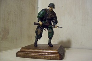 dragon models 1/16 scale WW2 german infanry figure pro painted w/real ...