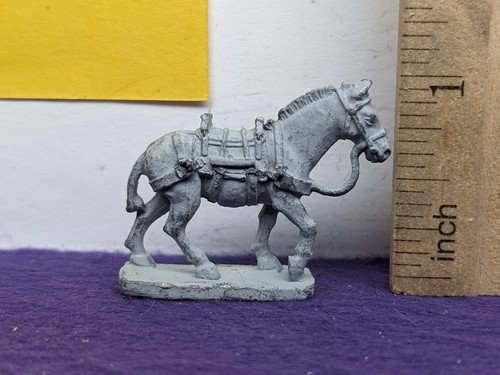 Ral Partha 20-407a Pack Mule Unburdened Metal Miniature Fantasy | eBay