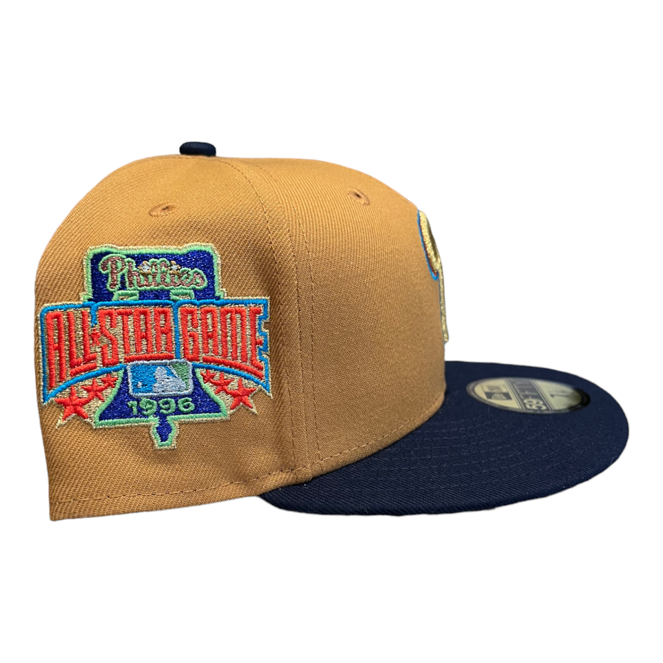 New Era Philadelphia Phillies Khaki Pack 59FIFTY Hat 1996 All Star ...