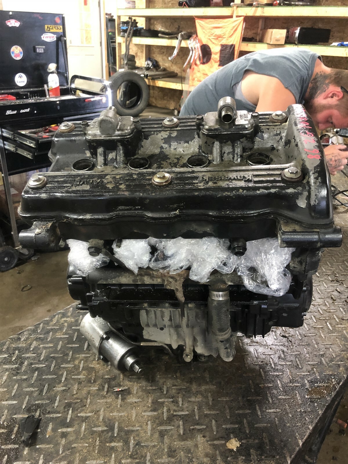 86 Kawasaki ZG 1000 ZG1000 Concours Engine Motor | eBay