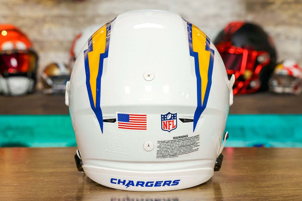 Los Angeles Chargers Riddell SpeedFlex Helmet - Royal Color Rush ...