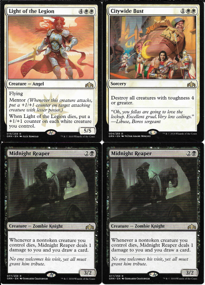 Magic the Gathering Guilds of Ravnica 4 Card Rare Lot with Citywide ...