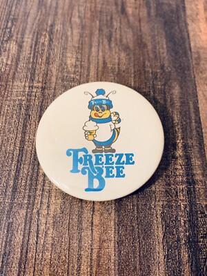 Vintage Freeze Bee 2.25” Button Pin | eBay