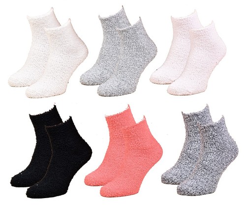 Chaussettes pour Femme Casa Socks Toucher Doux Couleurs - Pack de 6 ...
