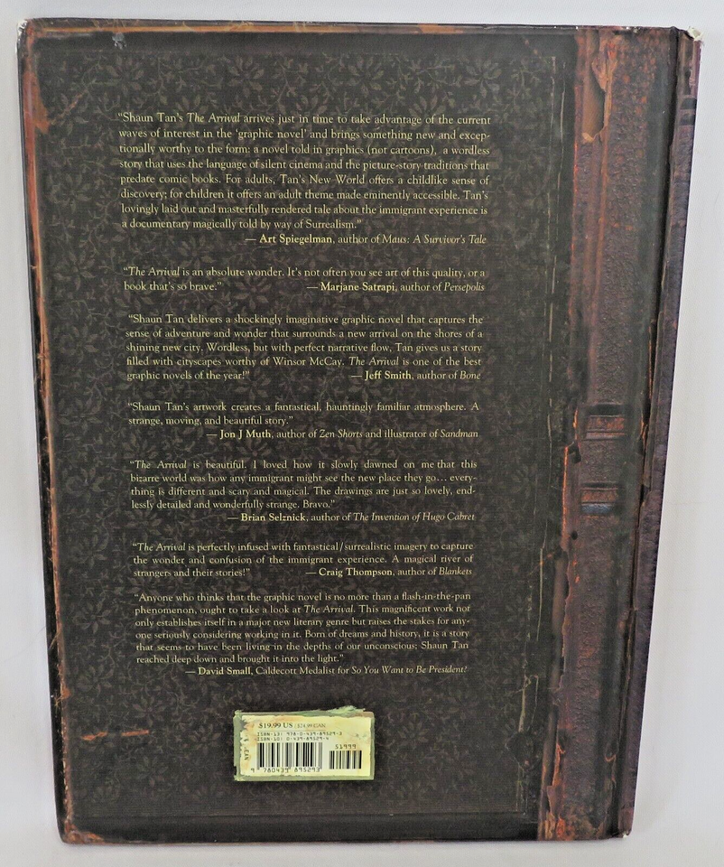 THE ARRIVAL by Shaun Tan 2006 Graphic Novel Hardcover 128 pages | eBay