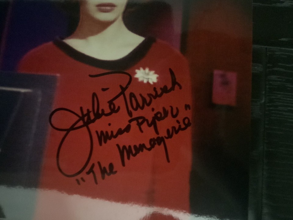 STAR TREK Julie Parrish as MISS PIPER SIGNED 8x10 PHOTO The Managerie 1 ...