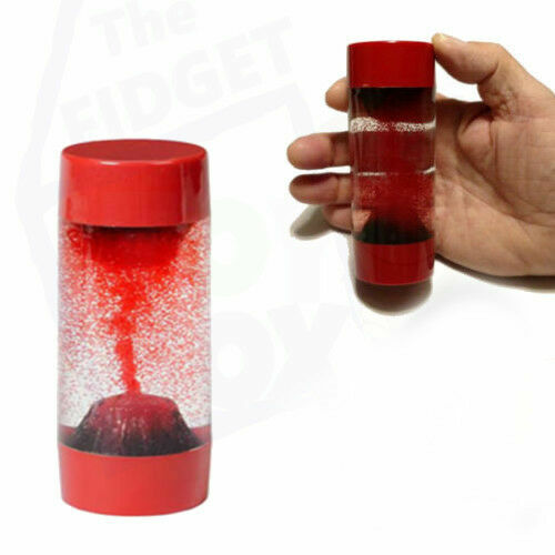 Volcano Double Water Tower Visual Sensory Fidget Toy Liquid Motion ...
