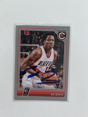2016-17 Panini Complete - Ed Davis Signed Autographed #116 Silver Trail ...