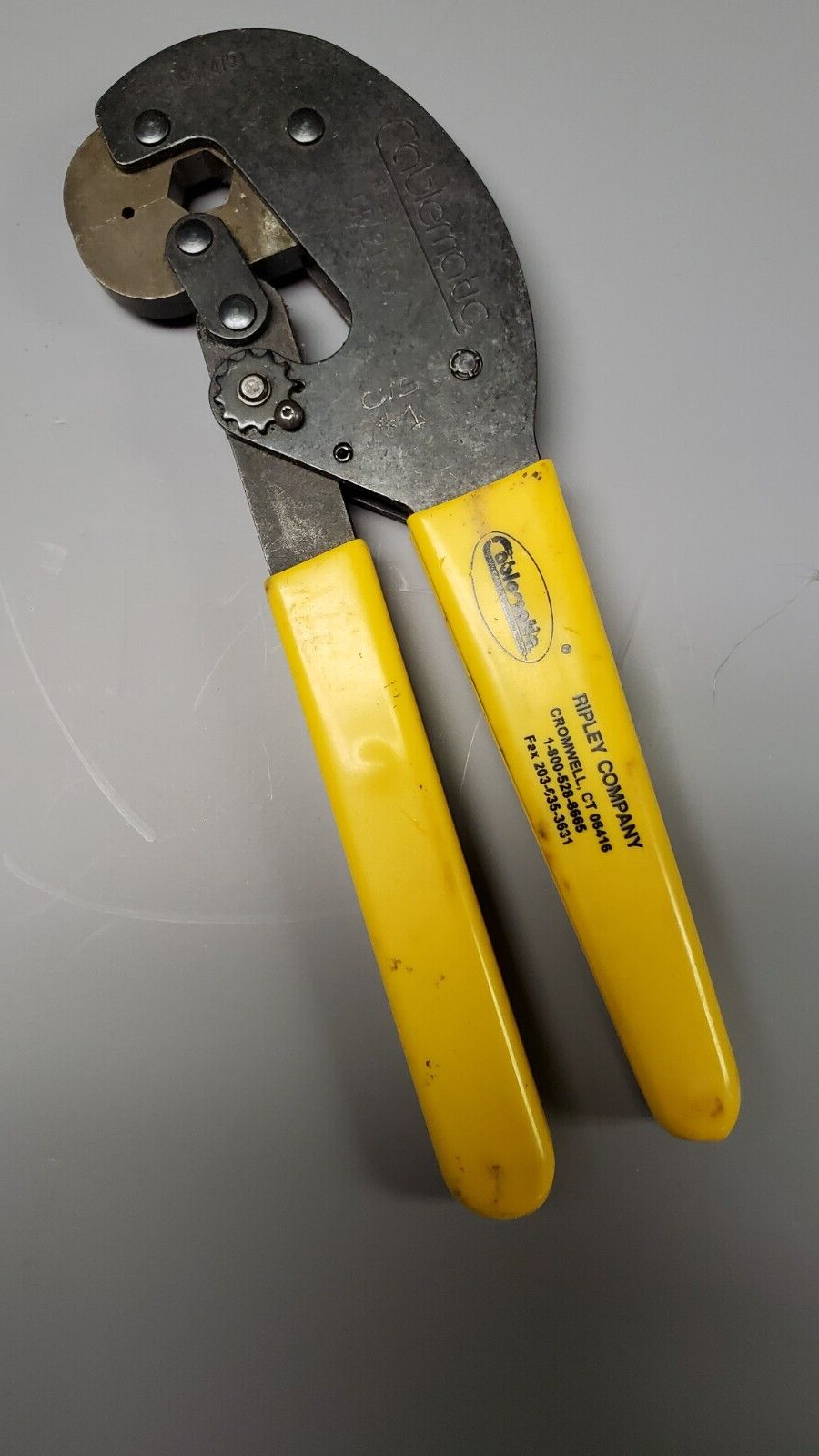 Ripley Cablematic CR 211cx Hex Crimp USA Coax Cable Crimpers .096 .475 ...