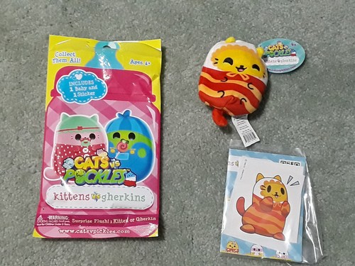 NEW OPEN KITTENS VS GHERKINS #22 LIL EGGS N BACON & STICKER | eBay